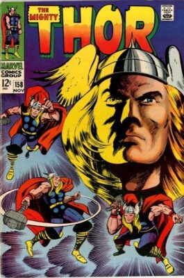 Thor # 158 VERY FINE+ Nov. 1968 Origin Dr. Donald Blake begins Origin ...