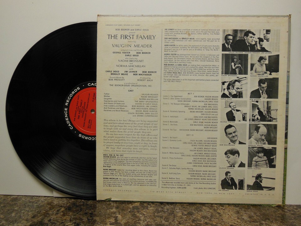 The First Family featuring Vaughn Meader, 12" LP Record, EX | eBay