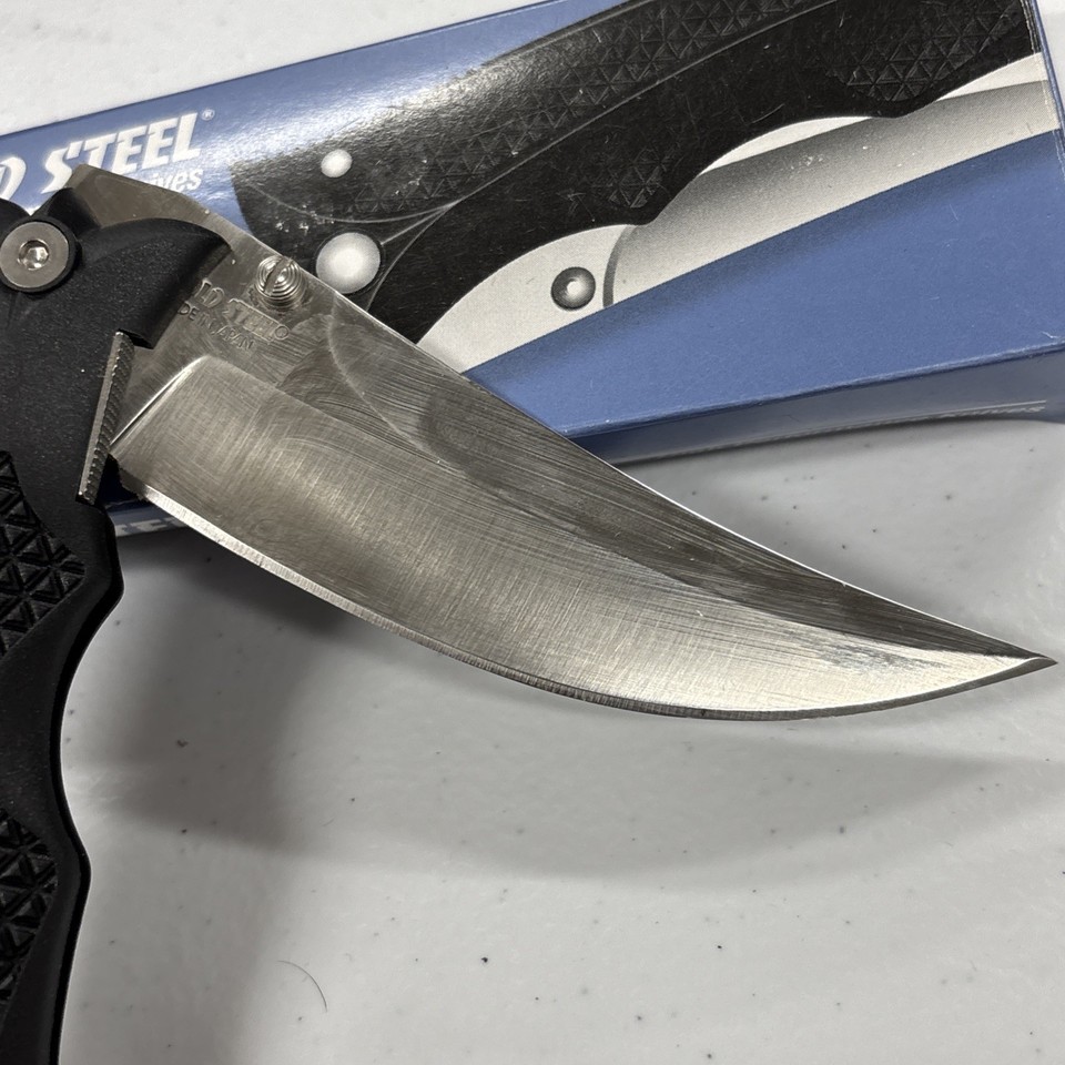 COLD STEEL 25S SCIMITAR FOLDING KNIFE AUS-8A TITANIUM LINER JAPAN 2001 ...