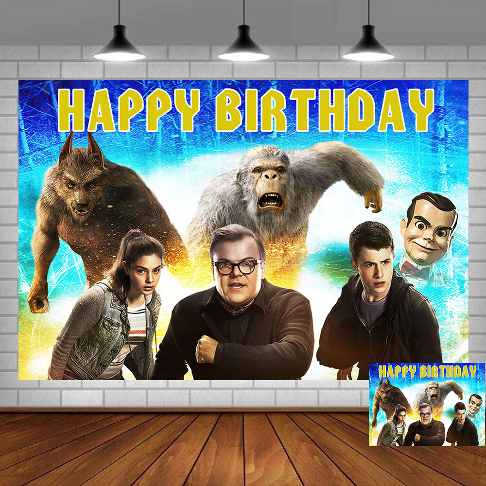 Goosebumps Party Supplies Decorations Birthday Banner Photo Background ...