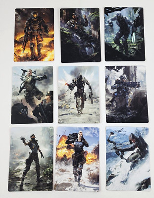 Call Of Duty Black Ops 3 Art Cards Juggernaut Edition Set of 9 ...