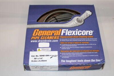 Flexicore 50HE1-DH 1/4" x 50' Cable w/ Down Head | eBay