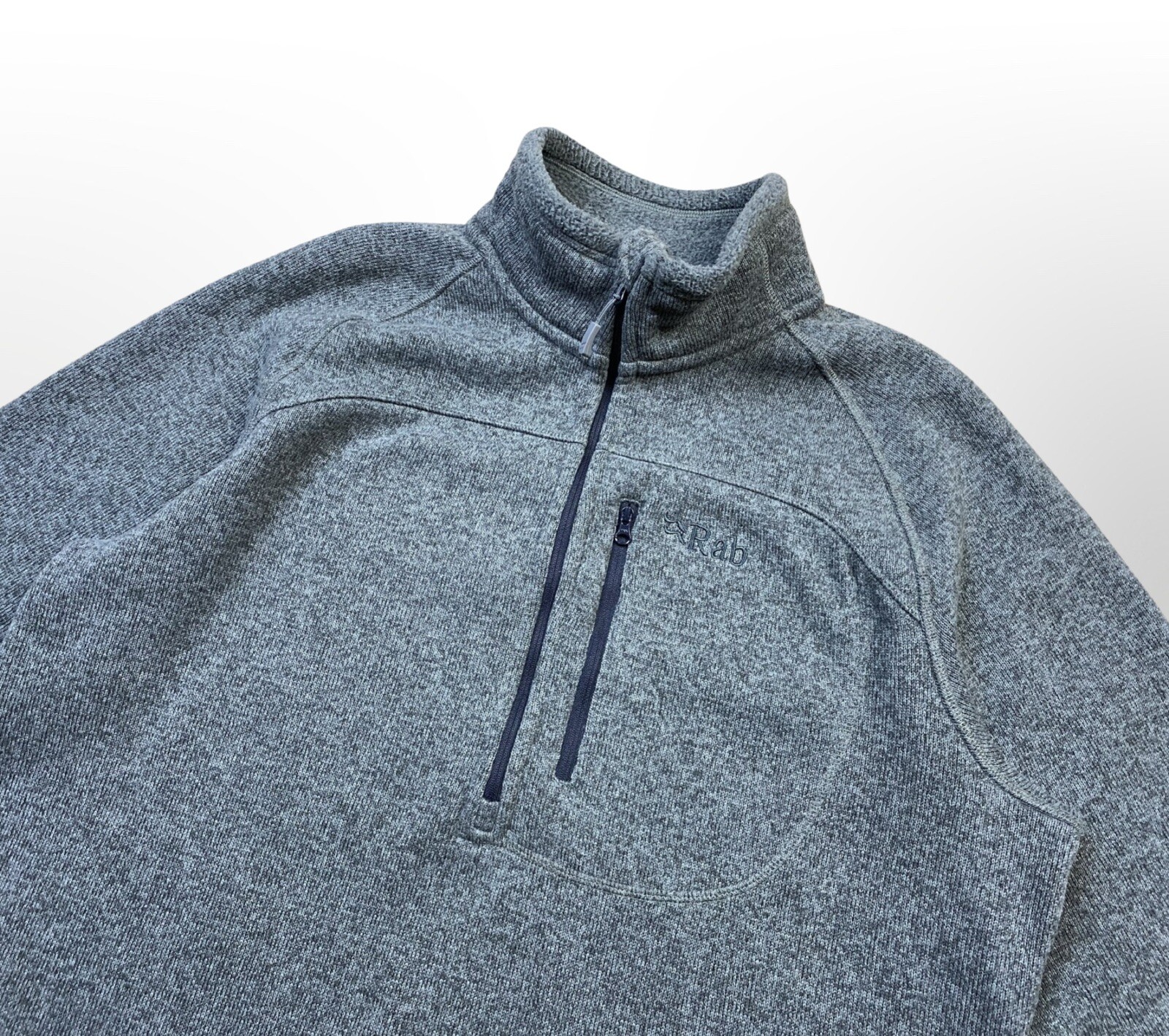 Rab Quest Pull-On Fleece Jacket Top 1/2 Zip Grey Men'… - Gem