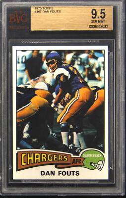 1975 Topps Dan Fouts #367 Rookie BGS 9.5 Gem Mint | eBay