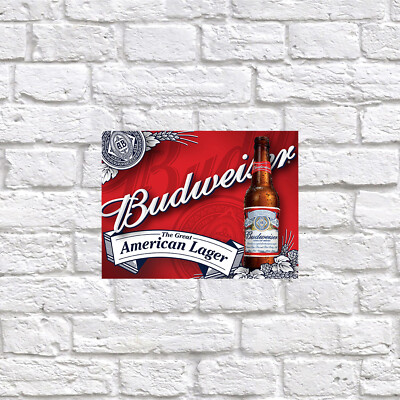 Budweiser, Retro tin metal sign Art Decor Gift | eBay UK