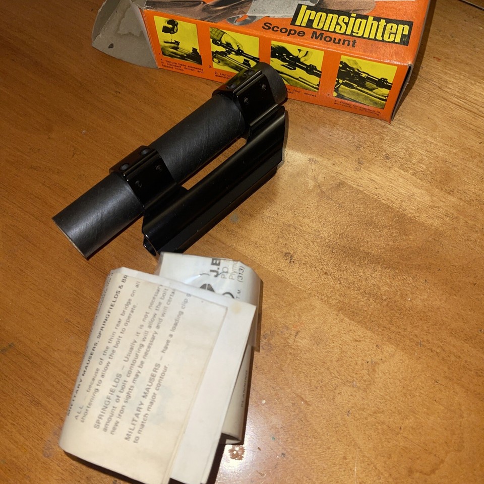 Ironsighter 430 See-Thru Scope Mount Black S&W 19, 29, 57, 629 6", 6.5 ...