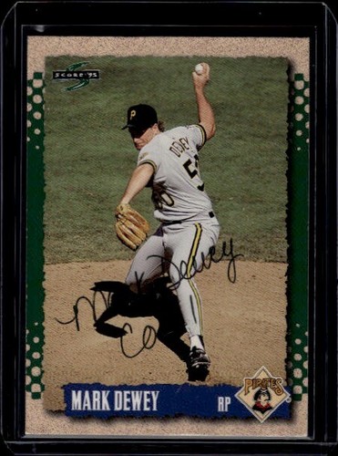 1995 Score #24 Autographed Mark Dewey Trading Card | eBay