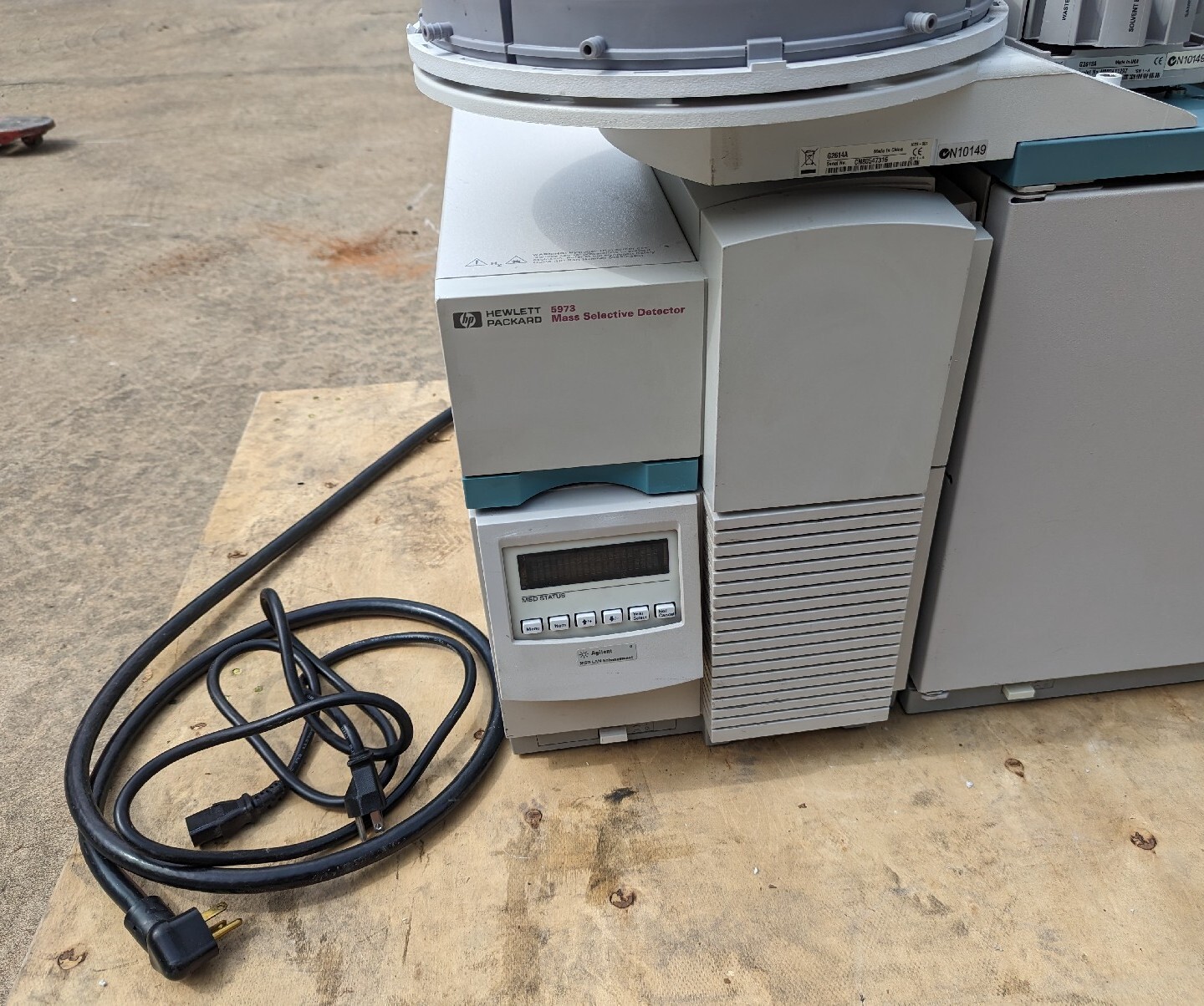 Agilent HP 6890 Gas Chromatograph and 5973 MSD with 7683 Injector ...