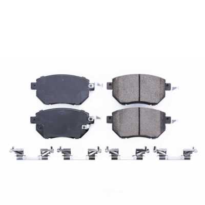 Disc Brake Pad Set-Front Z17 Low-Dust Ceramic Brake Pads with Hardware ...