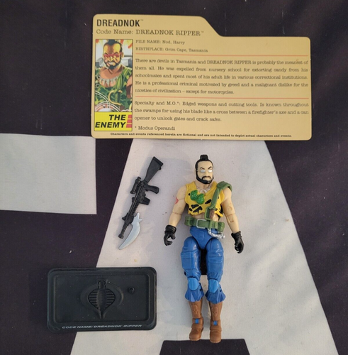 Dreadnok Ripper V7 25th G.I. JOE COBRA LOOSE Near Complete BB1 | eBay