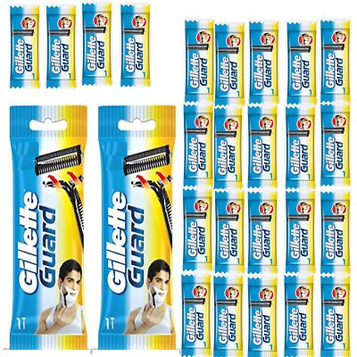 Gillette Guard 2 Razor 24 Cartidge Blade (single-blade system) | eBay