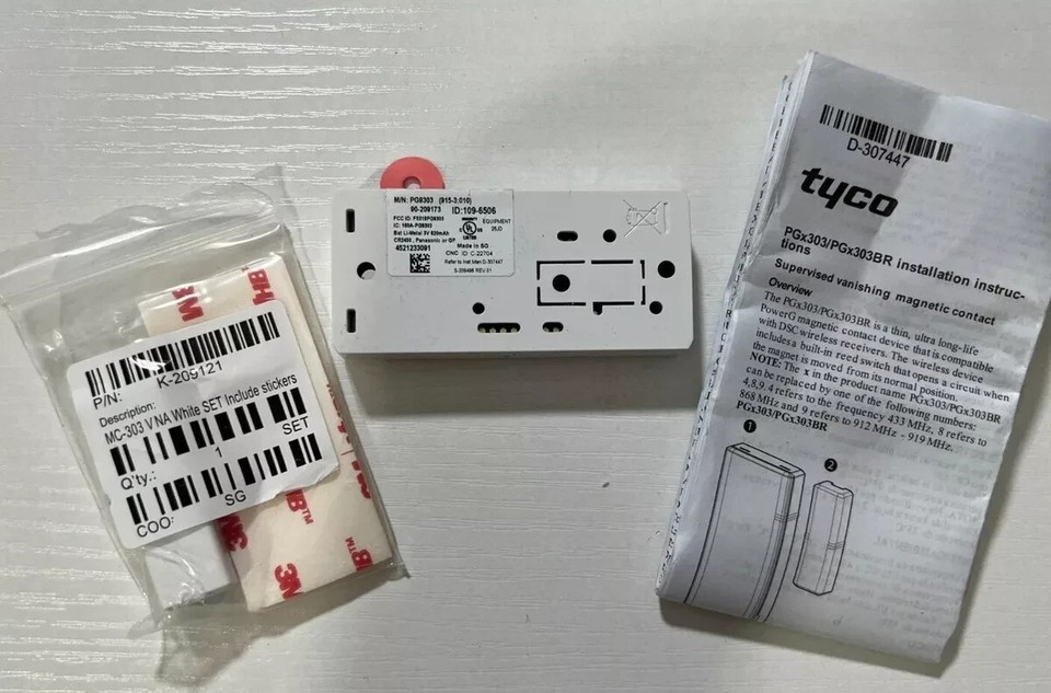 DSC PG9303 Wireless PowerG Door/Window Contact NEW | eBay