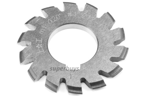 M1 No.1 20 Degree HSS Involute Module Gear Cutter Rack Milling Lathe ...