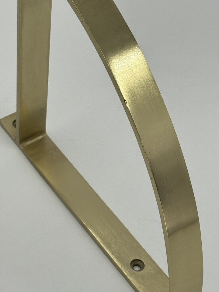 New West Elm Arch Brackets, No Hardware, Champagne Gold Brass | eBay