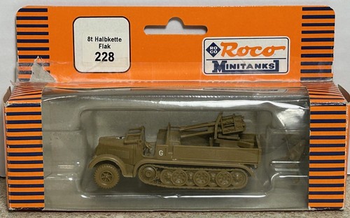 Decaled German 8-ton AA Halftrack by Roco/MiniTanks (#228) (TS 13-6969 ...