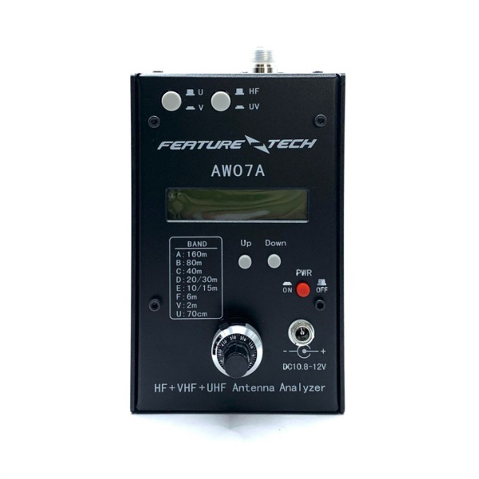 HF+VHF+UHF Antenna Analyzer SWR Antenna Meter Tester RF Impedance ...