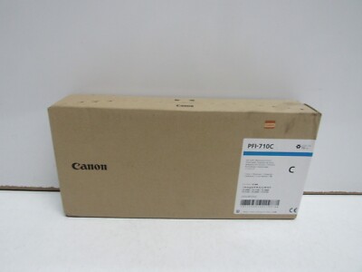 GENUINE CANON PFI-710C (2355C001) CYAN INK TANK | eBay