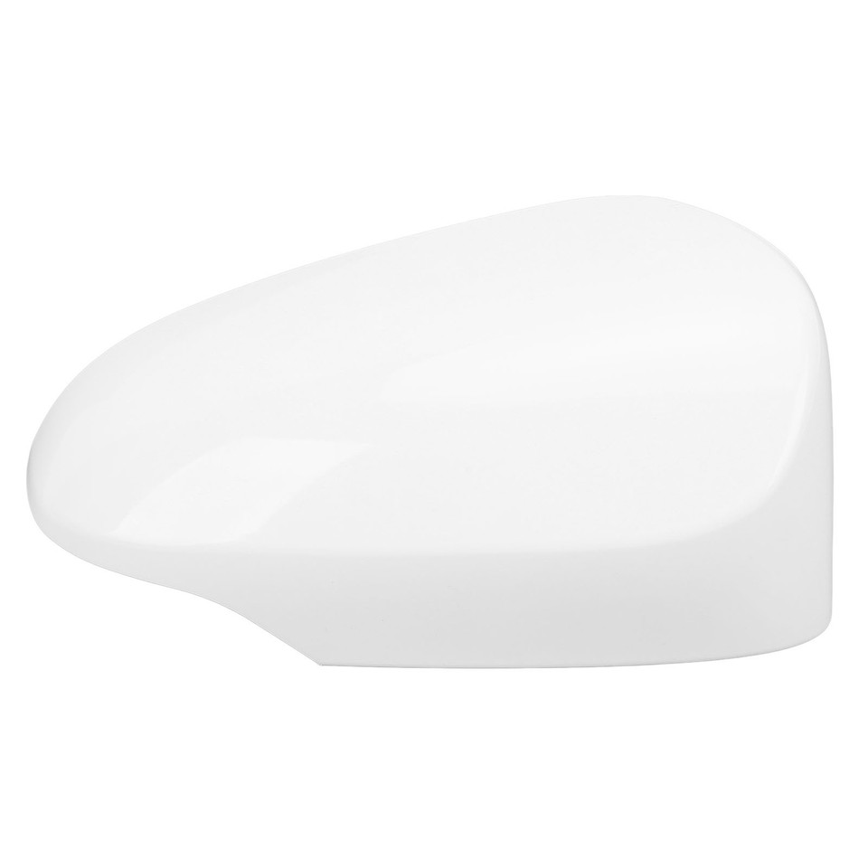 Right Door Side Rear View Mirror Cover White Shockproof Scratch ...