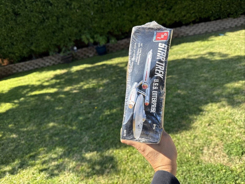 SEALED Star Trek USS Enterprise Model Kit #6676 Vintage 18 inch Long ...