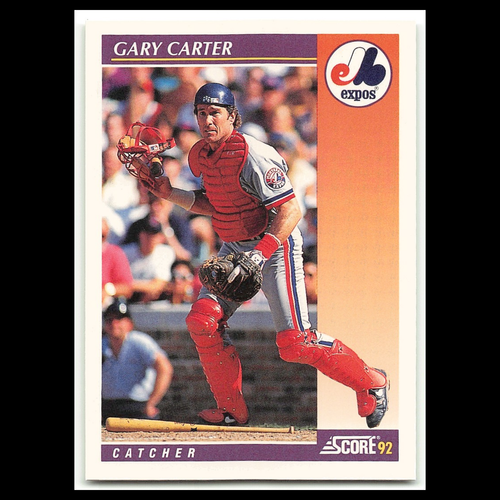 Gary Carter #59T 1992 Score Rookie - Traded Montreal Expos Baseball ...