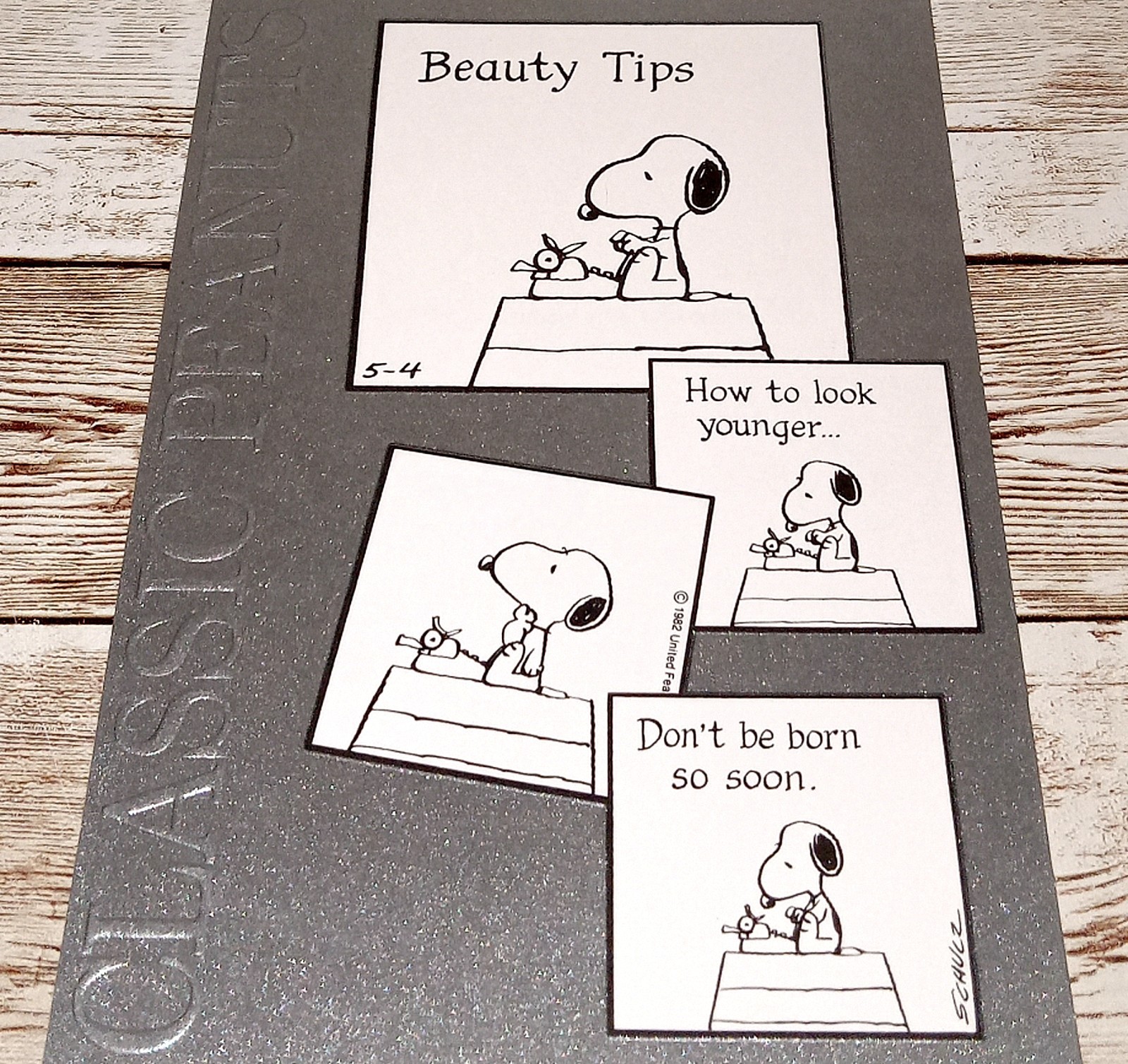 Classic Peanuts Snoopy Funny Birthday Greeting Card Expressions From ...