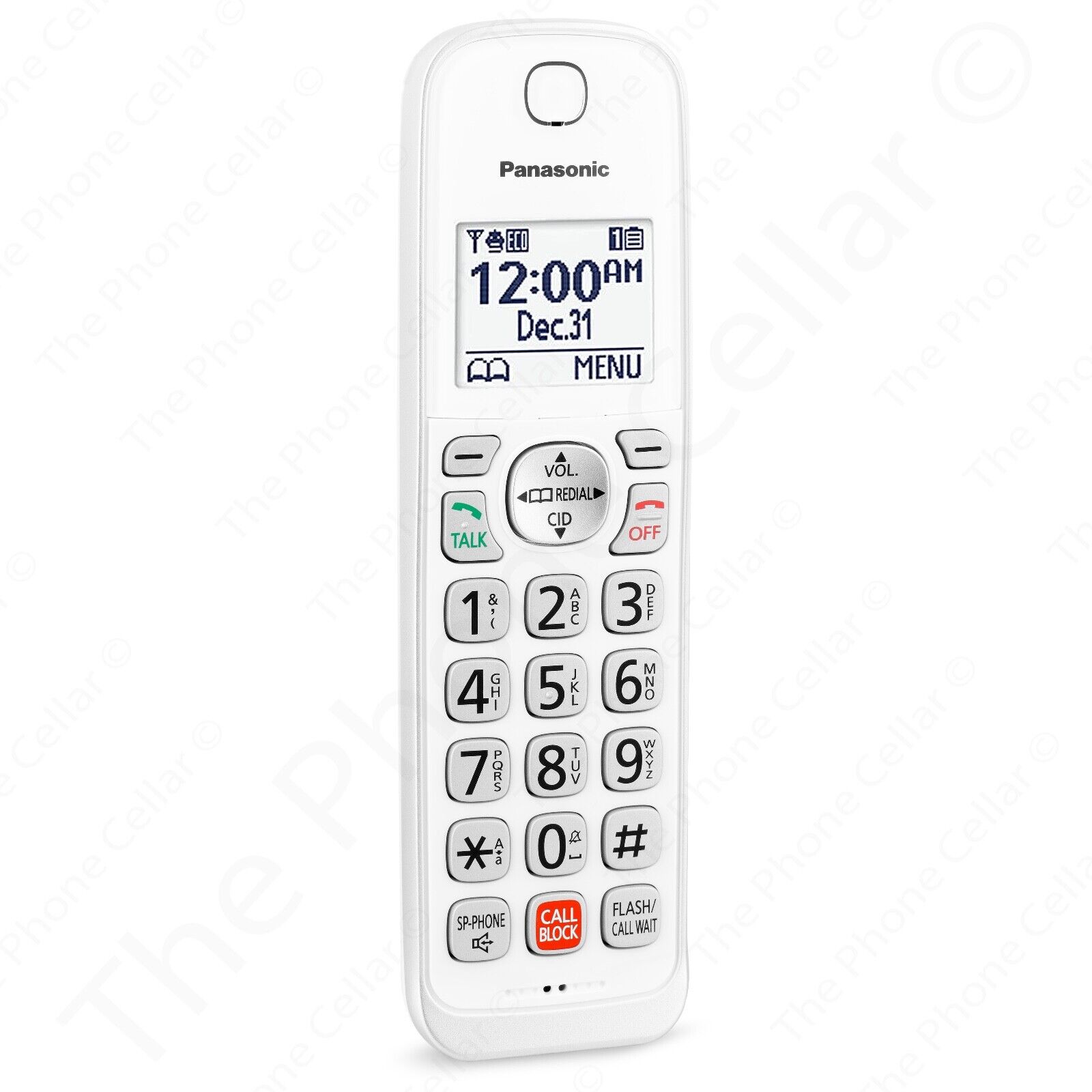 Panasonic Cordless Phone Sys Kx Tgd833w Dect 6 0 1 6 Lcd 100gb