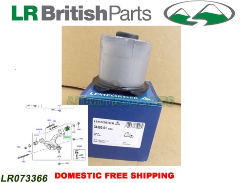 LAND ROVER FRONT LOWER CONTROL ARM HYDRABUSH LR3 LR4 LR073366 LEMFORDER ...