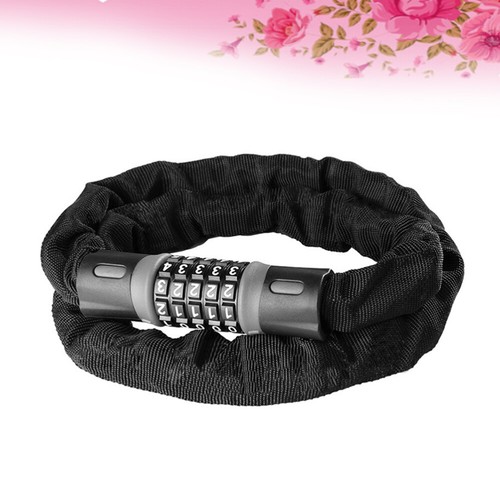 5 Digit Resettable Bike Lock: Heavy Duty for Bike Motorcycle Gate Fence ...