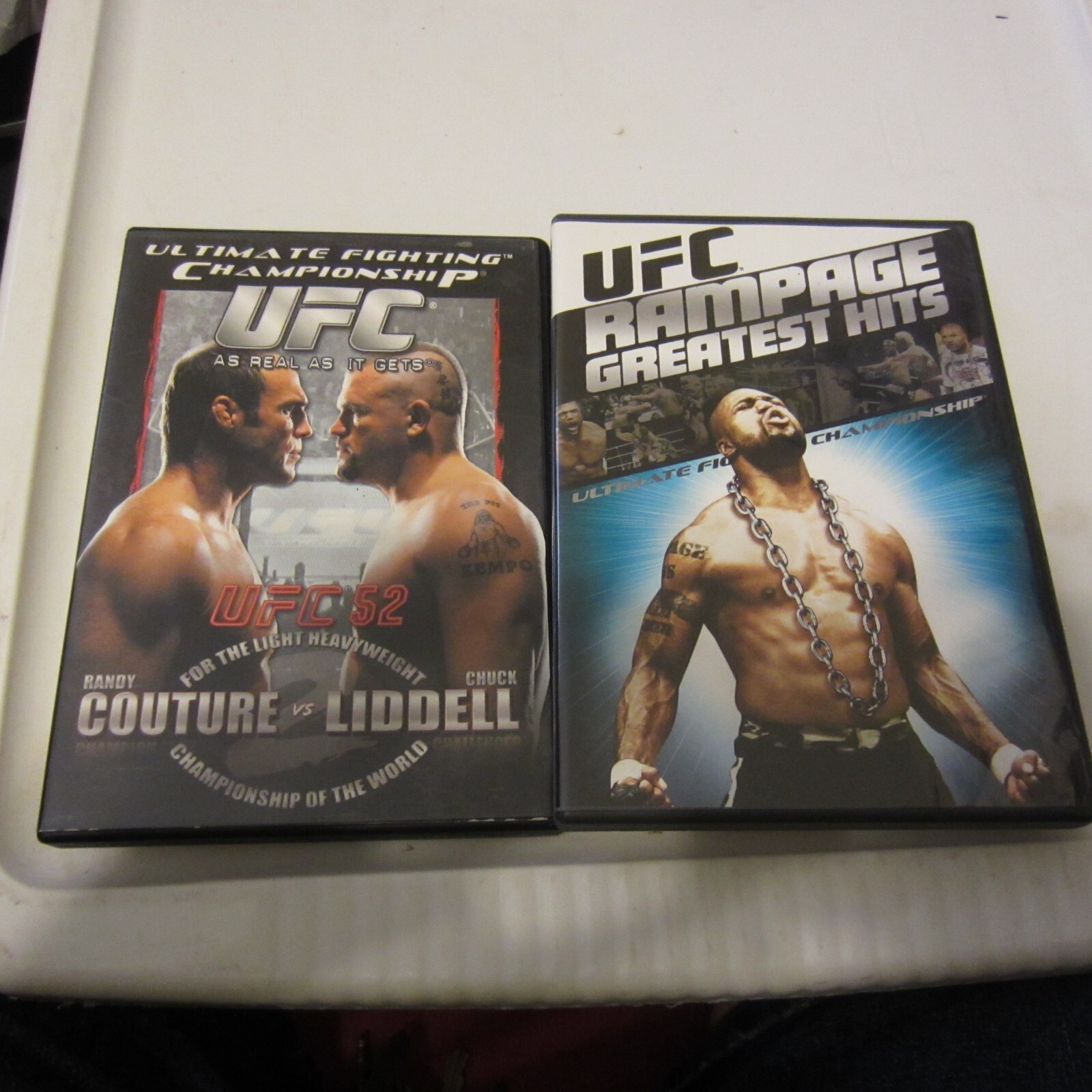 Ultimate Fighting Championship (UFC DVD OF 2)RAMPAGE +COUTURE VS ...