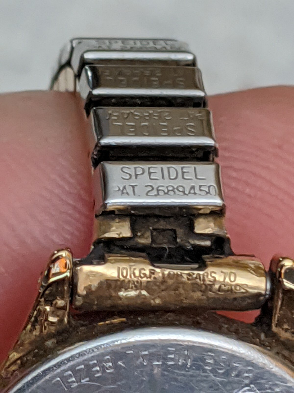 Vintage Timex 377 BA Cell 10k Gold plate Stainless Steel Women's Watch ...