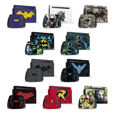 BATMAN DC COMICS LOGOS AND COMIC BOOK VINYL SKIN FOR NINTENDO SWITCH ...