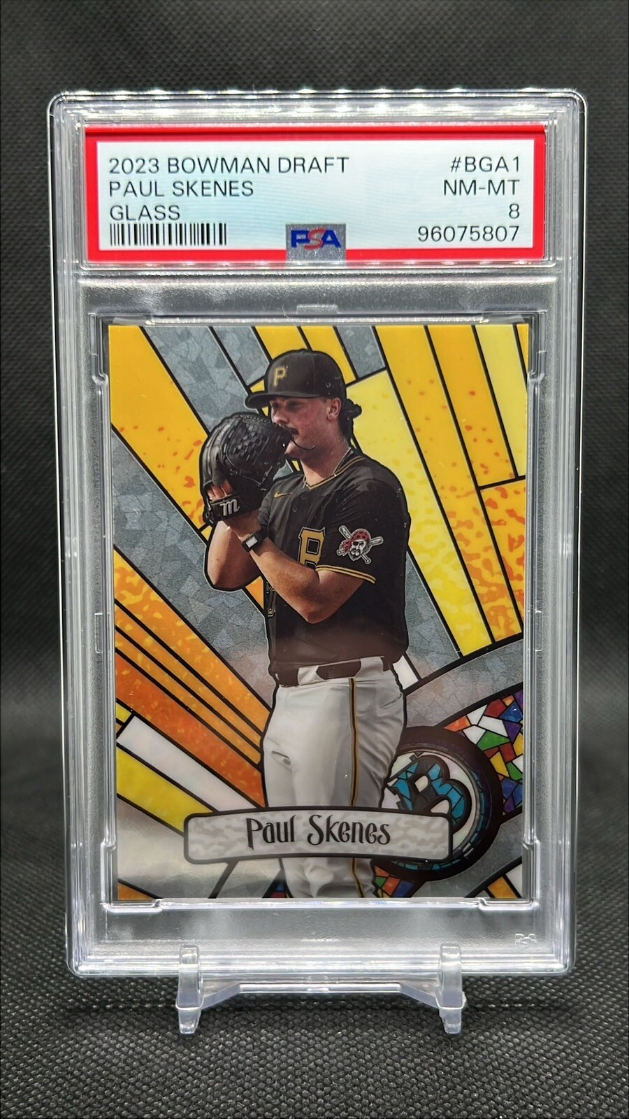 2023 Bowman Draft Bowman Glass Paul Skenes #BGA-1 PSA 8 | eBay