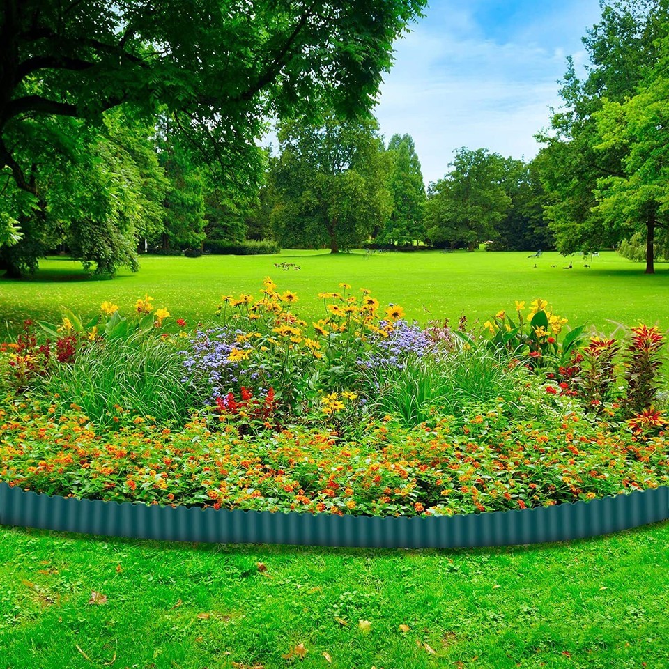 Flexible Garden Lawn Grass Edging Border Fence Panel Plant Wall ...