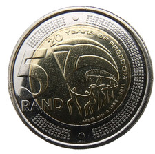 South Africa 5 Rand, 2004 for sale online | eBay