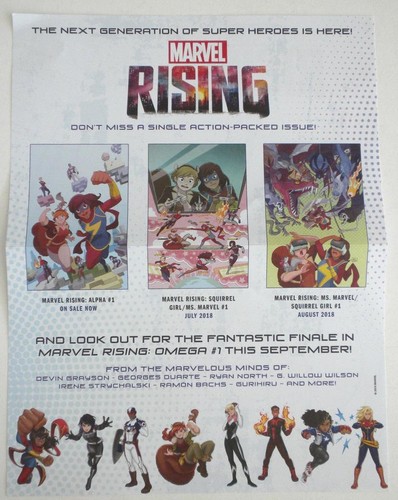 SDCC 2018 Exclusive Marvel RISING Poster | eBay Australia