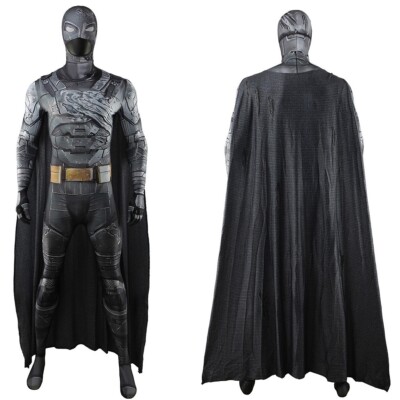 The Batman Damaged Armor Jumpsuit Cosplay Costume Adult Kids Halloween ...