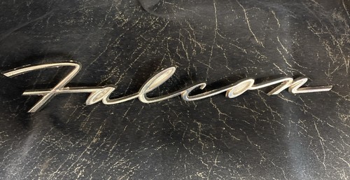 1961 62 63 Ford Falcon Lettering , Emblem Script Badge vintage original ...