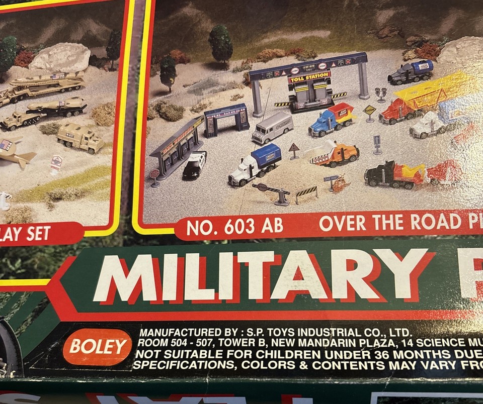 Mini Wheels Military Playset Lot - New In Damaged Box - Boley Toys ...