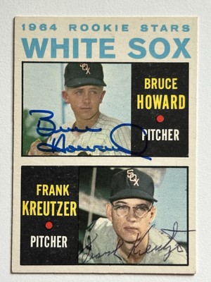 Bruce Howard / Frank Kreutzer 1964 Topps #107 White Sox Autographed ...