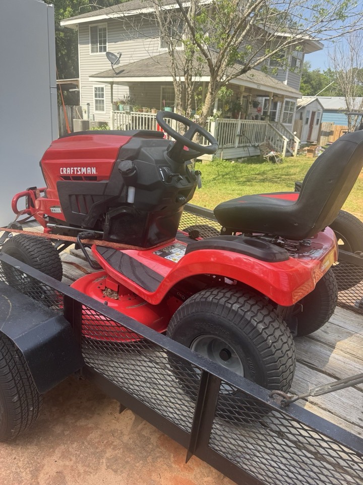Craftsman T2400 46" Cut Riding Lawn Mower - Local Pickup Only 22 HP ...