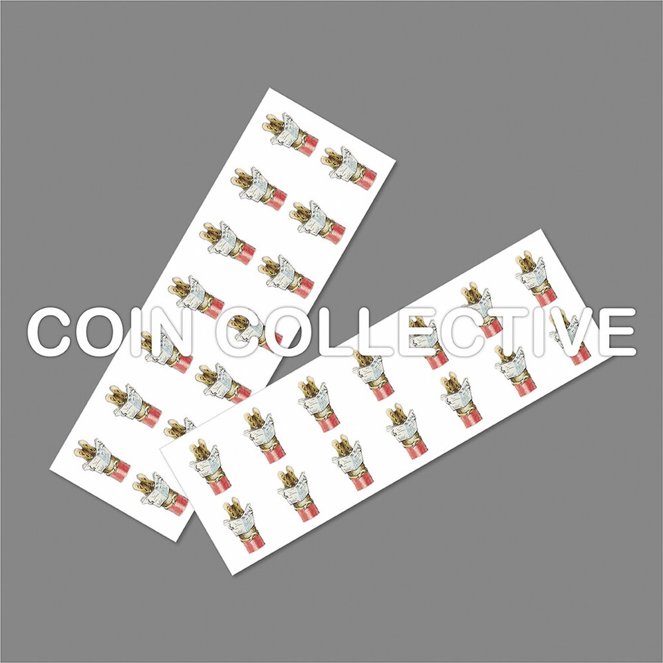 Beatrix Potter 50p Coin Decals Stickers Complete Collection, Multi ...
