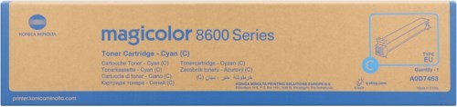 Original Toner Konica Minolta Magicolor 8650 8650dn / A0D7453 Cyan ...