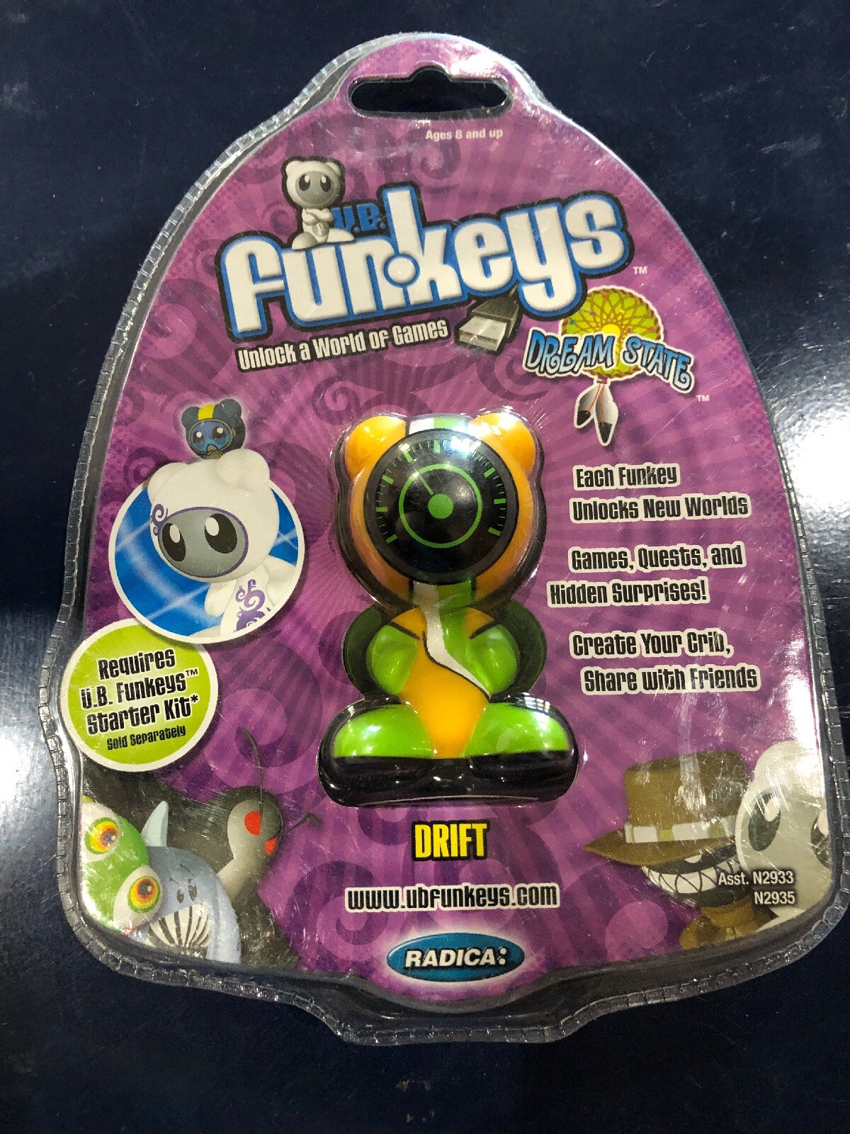 UB FUNKEYS DREAM STATE 2008 DRIFT SET YELLOW & GREEN N2935 | eBay