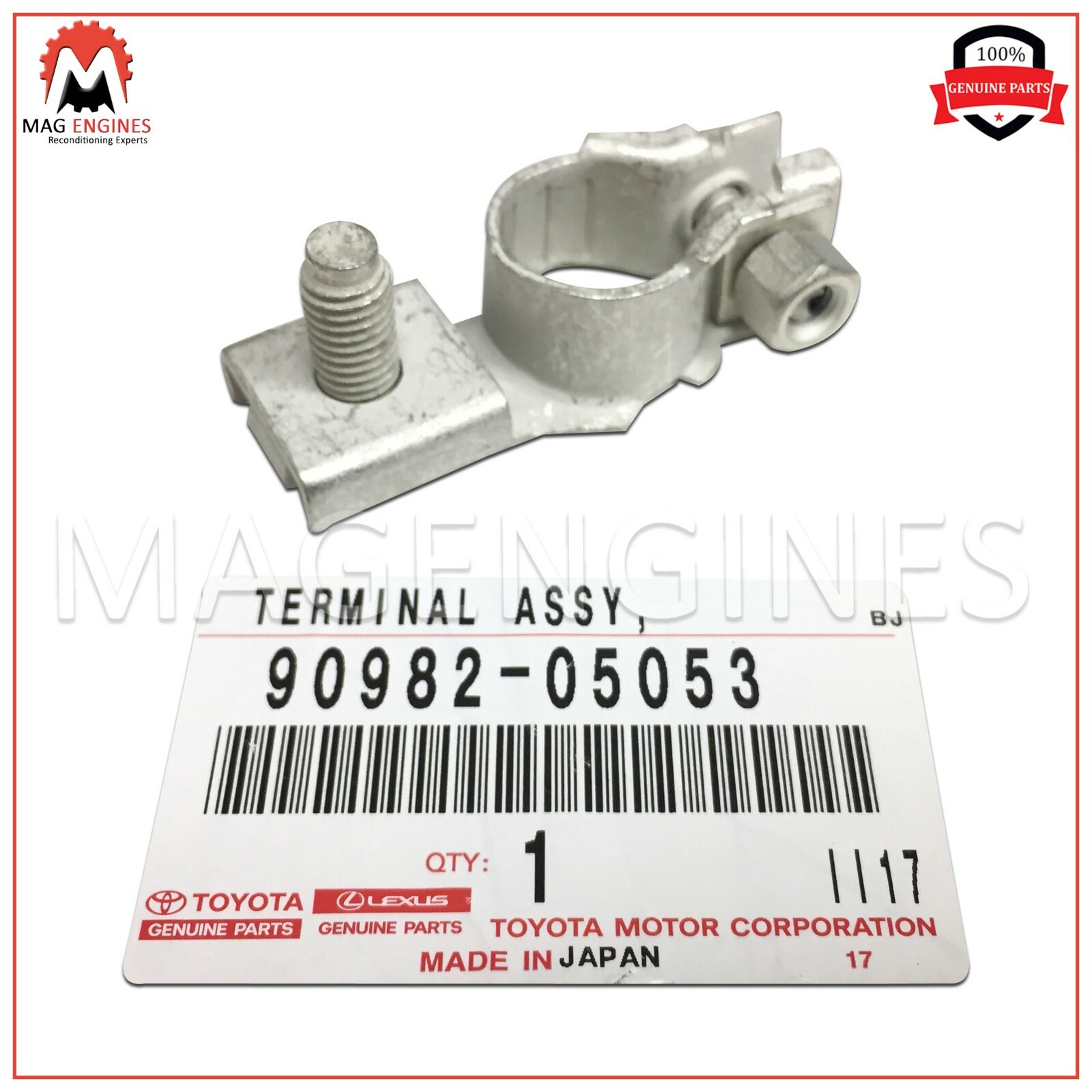 90982-05053 GENUINE OEM TERMINAL, BATTERY POSITIVE 9098205053 | eBay