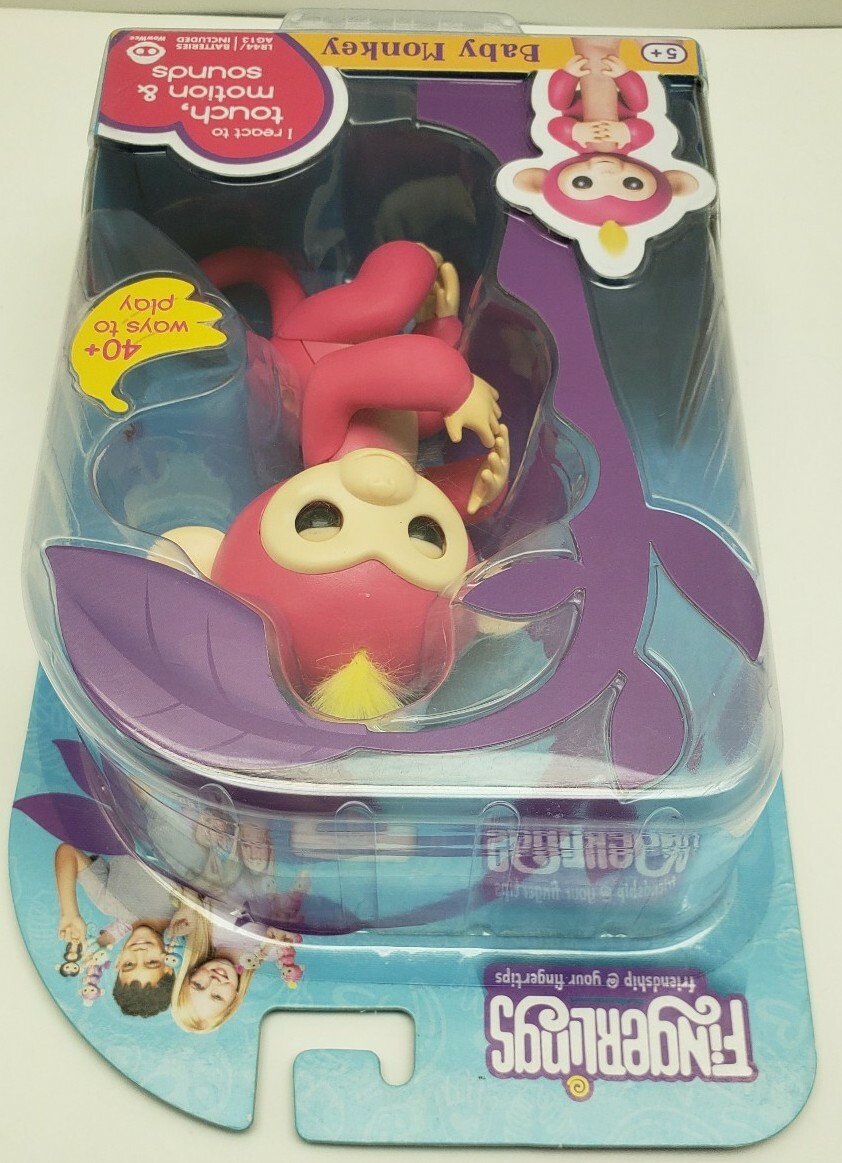Authentic FINGERLINGS Interactive Fingerling Pink Monkey BELLA by ...