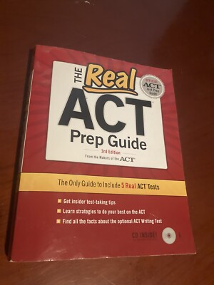 The Real ACT Prep Guide 3rd Edition (The Guide To Include 5 Real ACT ...