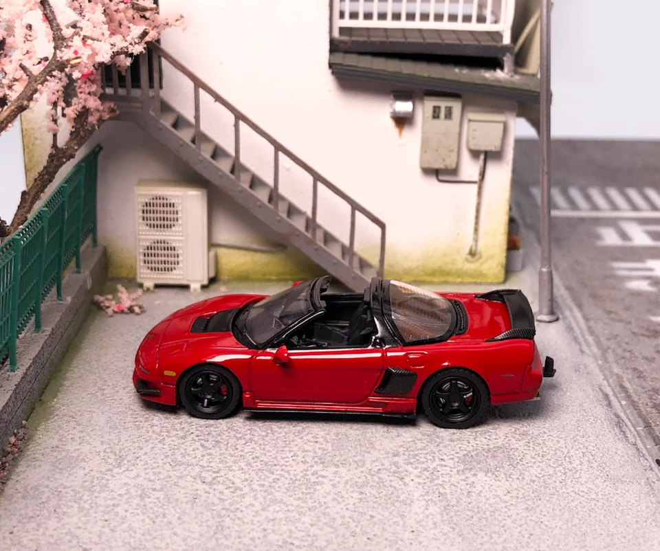 ZD MLGB 1:64 JDM Red NA1 NSX TRA Camper Trailer Sport Model Diecast ...