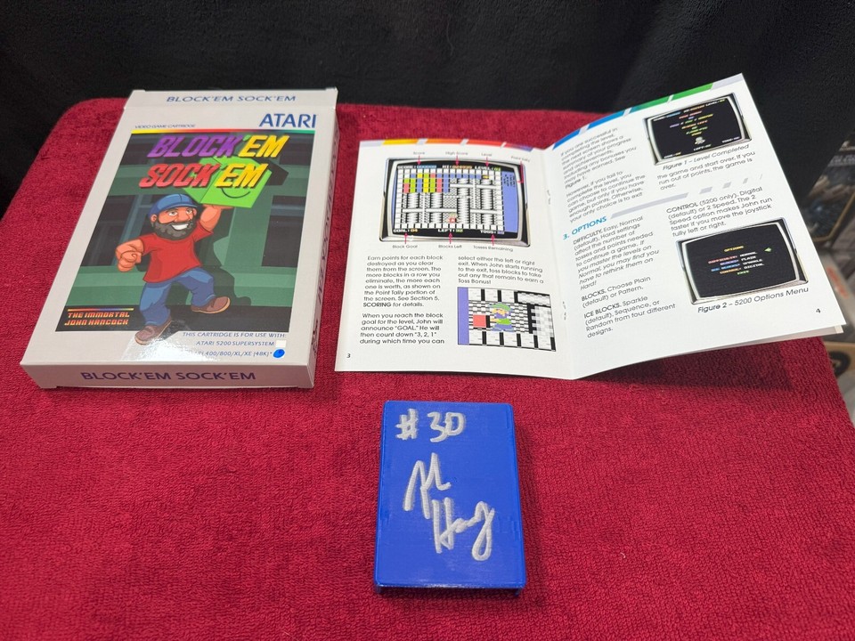 Atari 800/XL/XE Computer Block'em Sock'em New Puzzle Game | eBay
