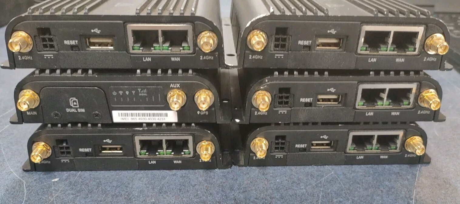 Lot Of 6Cradlepoint IBR600C-150M-D LTE Wireless Router | eBay