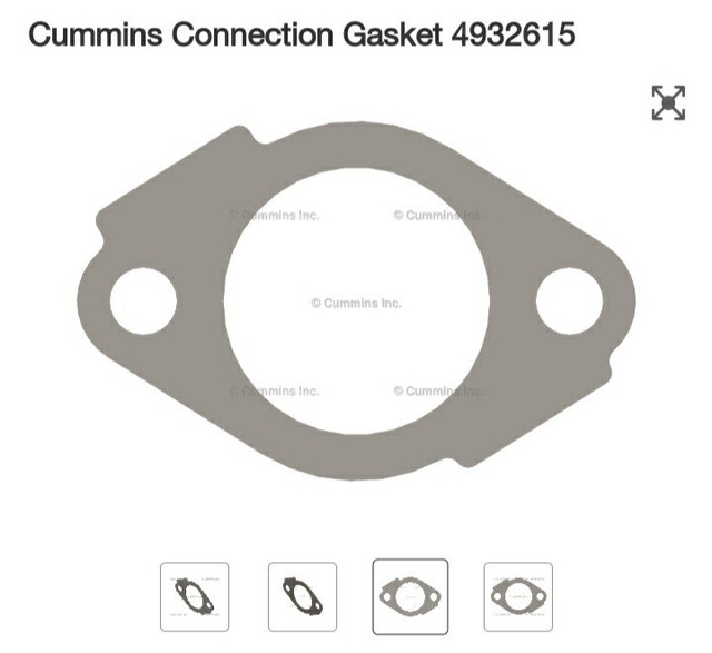 Genuine Cummins 4932615 Gasket Connection 6pc for sale online | eBay